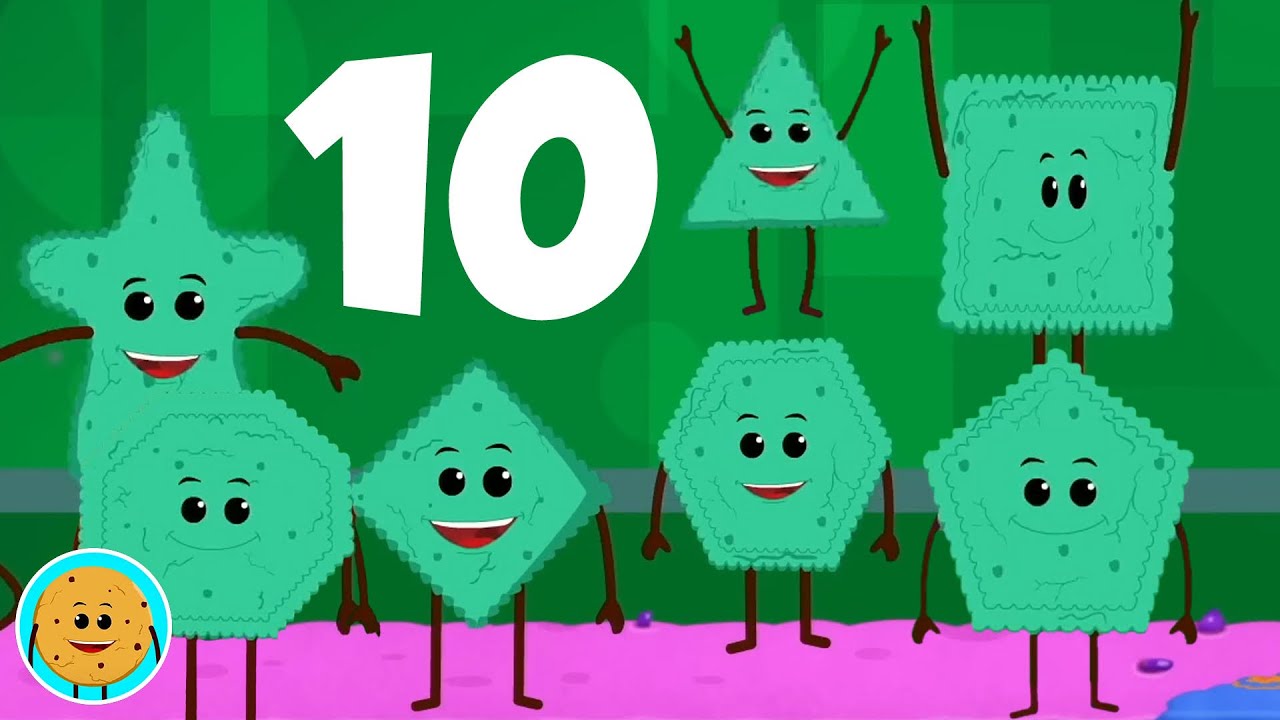 Ten Little Shapes Song | Fun Nursery Rhymes For Kids - YouTube