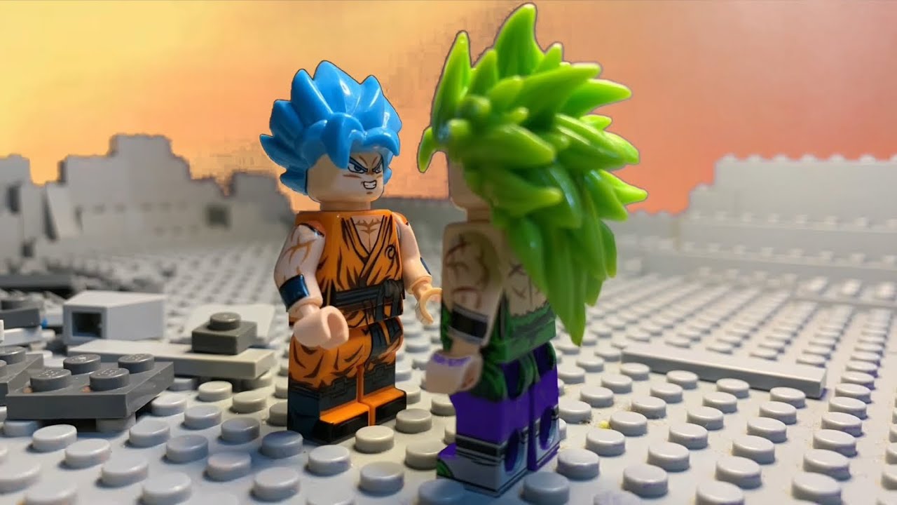 Goku VS Broly | A lego stop motion animation - YouTube