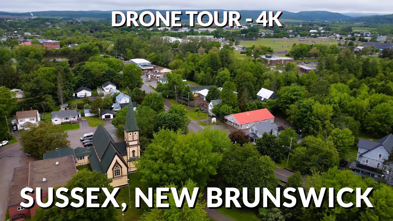 Sussex, New Brunswick Aerial Adventure in 4K | DJI Mini 2 Drone ...
