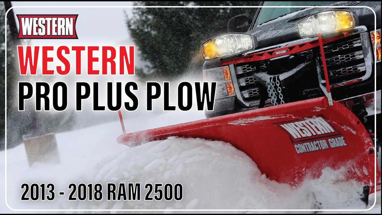 Western Pro Plus Snowplow for 2013 - 2018 RAM 2500 Owners from Titan ...