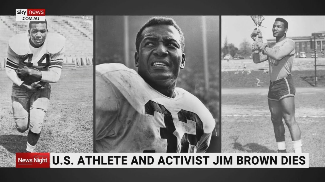 NFL great Jim Brown dies aged 87 in LA - YouTube