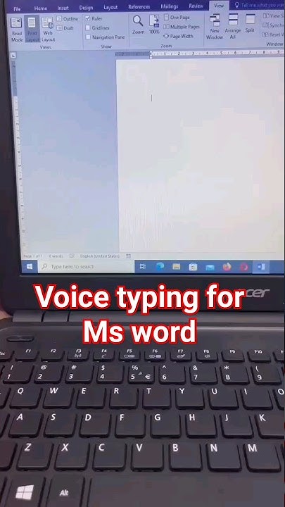 voice typing for Ms word! how to convert voice into text on Ms to earn ...