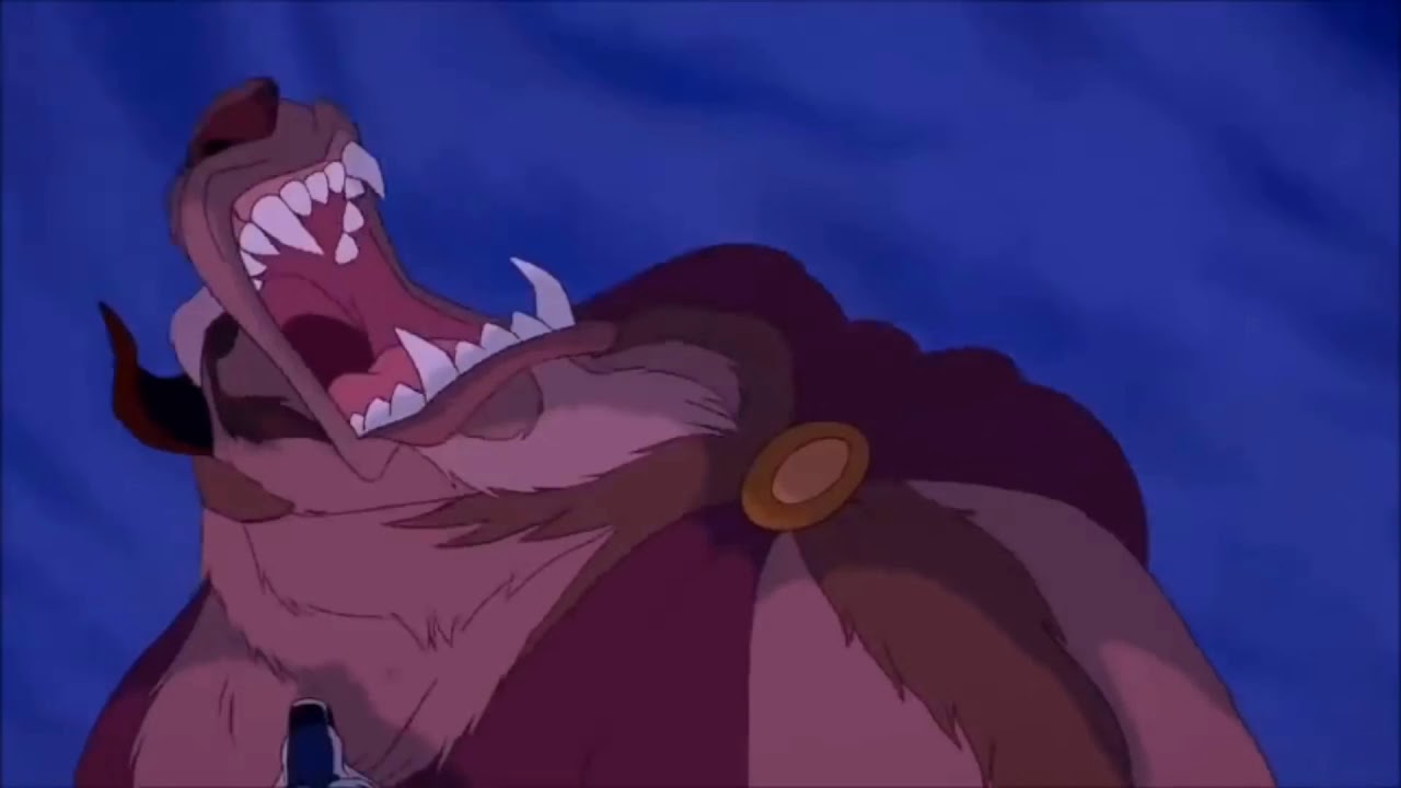 Beauty and the Beast: The Beast Save Belle - YouTube