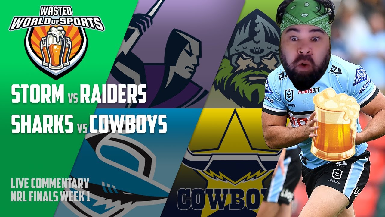 Storm vs Raiders & Sharks vs Cowboys Live Stream & Commentary | NRL ...