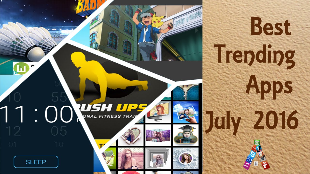 Top 5 Best Trending Android Apps - July 2016 - YouTube