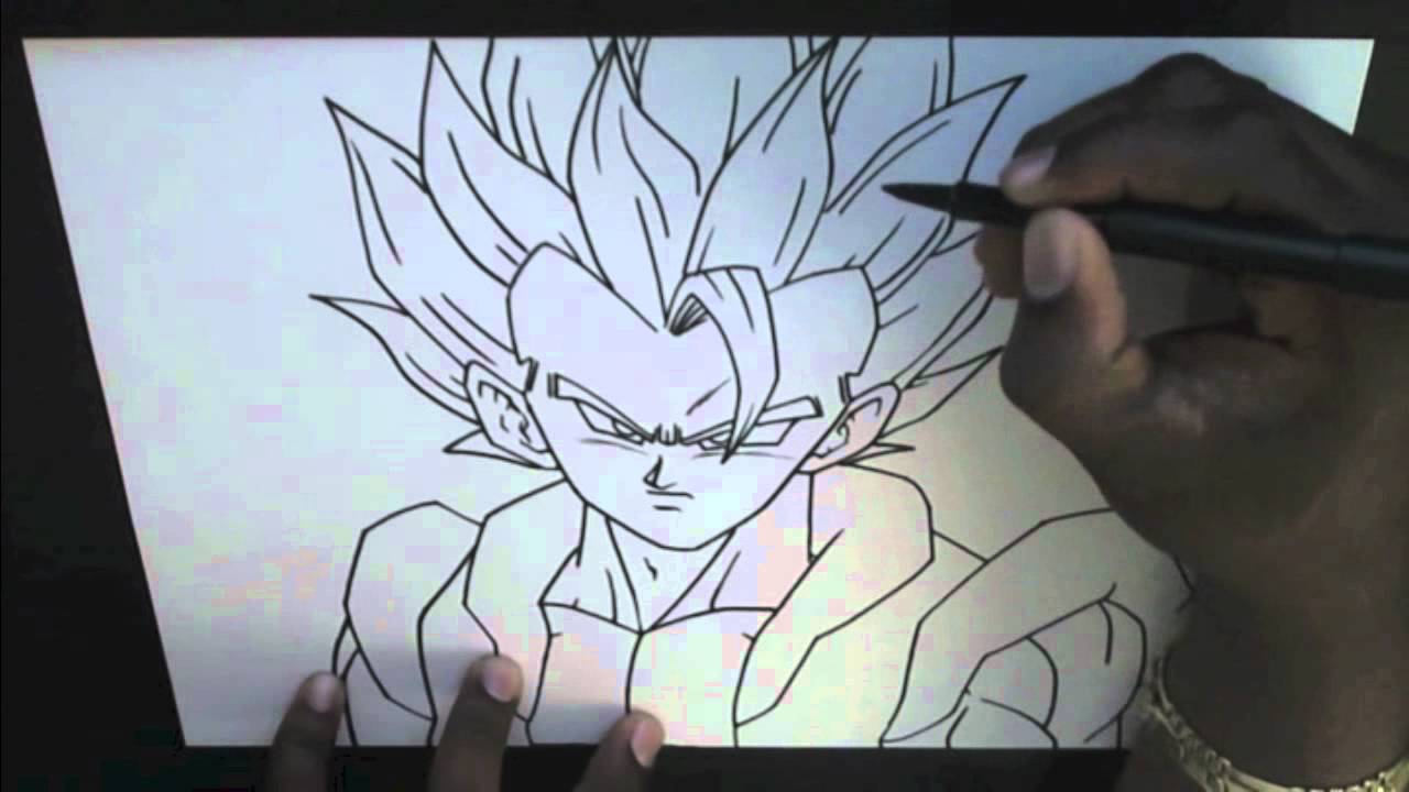No.689 HOW TO DRAW GOGETA ゴジータ - YouTube