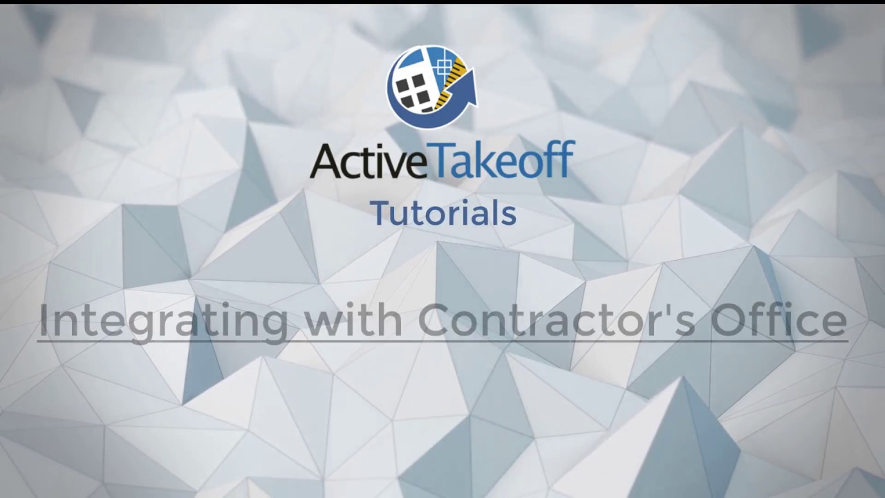 Active Takeoff - Integration with PrioSoft Contractor's Office - YouTube