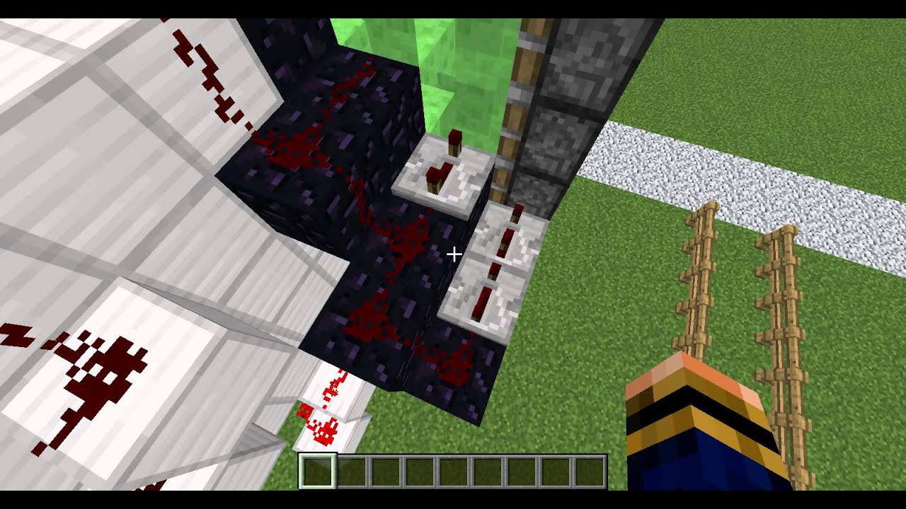 minecraft - random redstone - #72 big door - YouTube