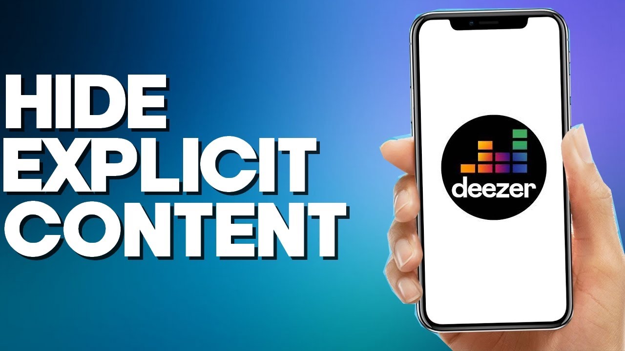 How to Hide Explicit Content on Deezer Mobile - YouTube