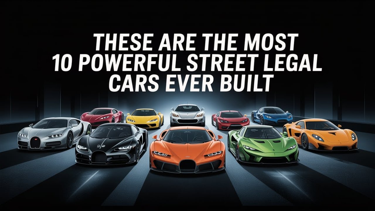 These Are The 10 Most Powerful Street Legal Cars Ever Built - YouTube