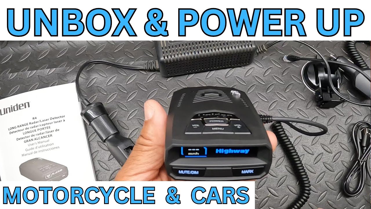 Uniden R4 Extreme Long Range Radar Laser Detector - YouTube