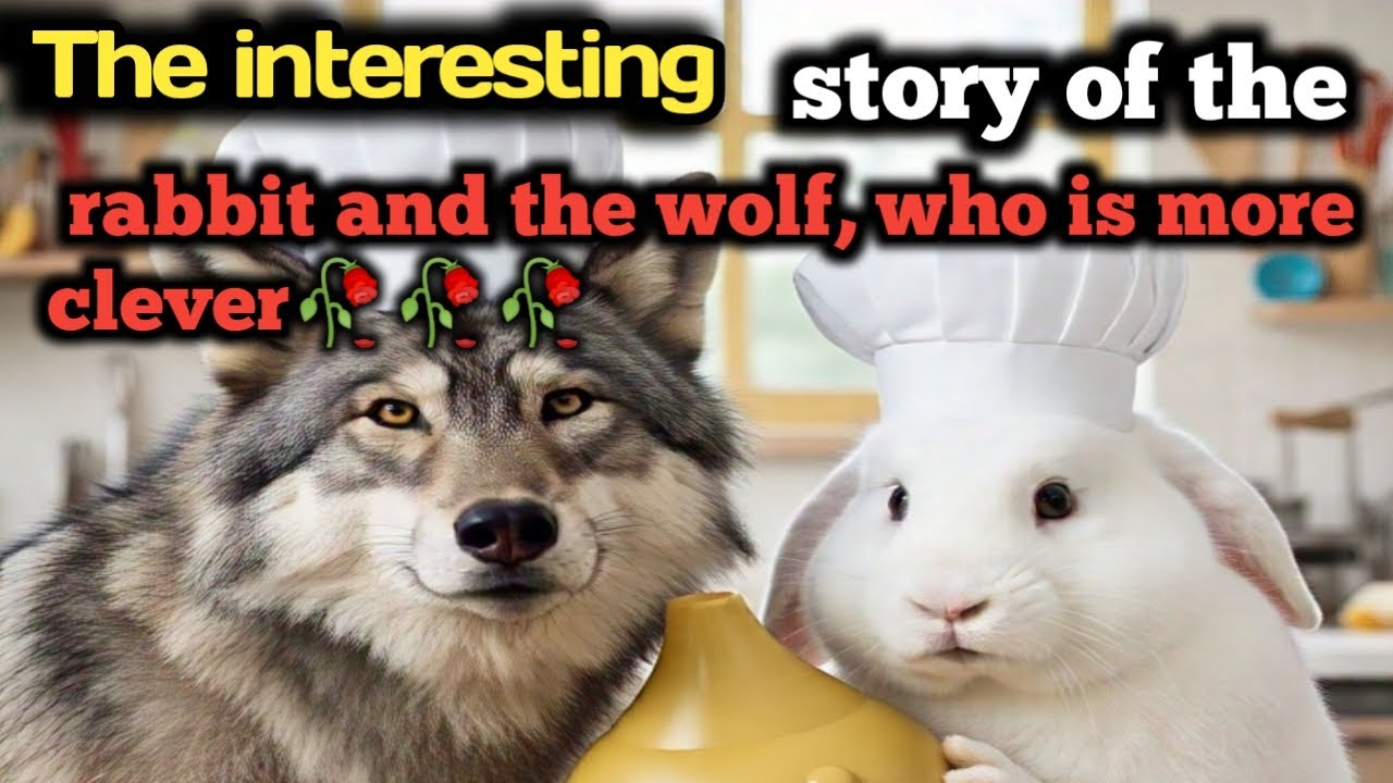 The interesting story of the rabbit and the wolf, who is more clever ...