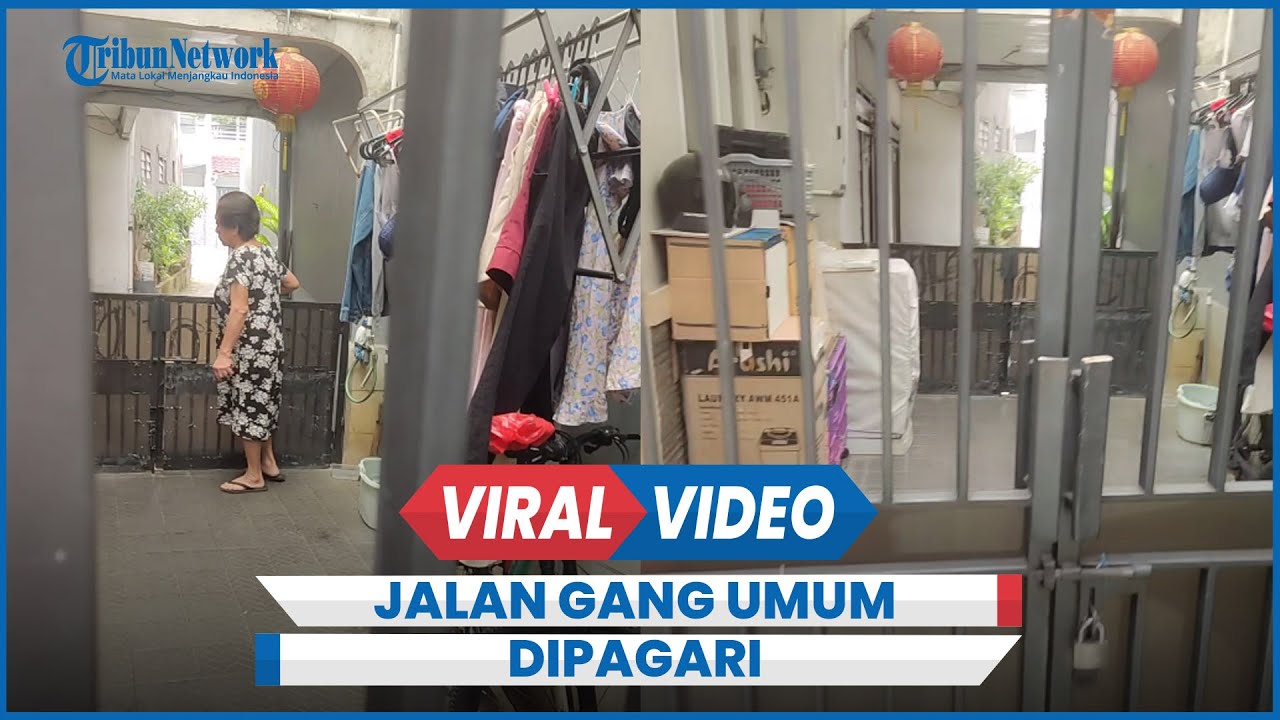 Viral Jalan Gang Umum Dipagari Oleh Tetangga, Dijadikan Pekarangan ...