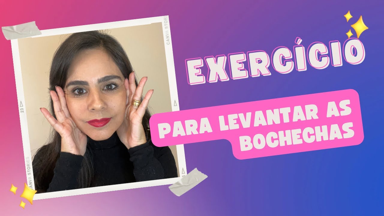 Exercícios para levantar as bochechas - YouTube