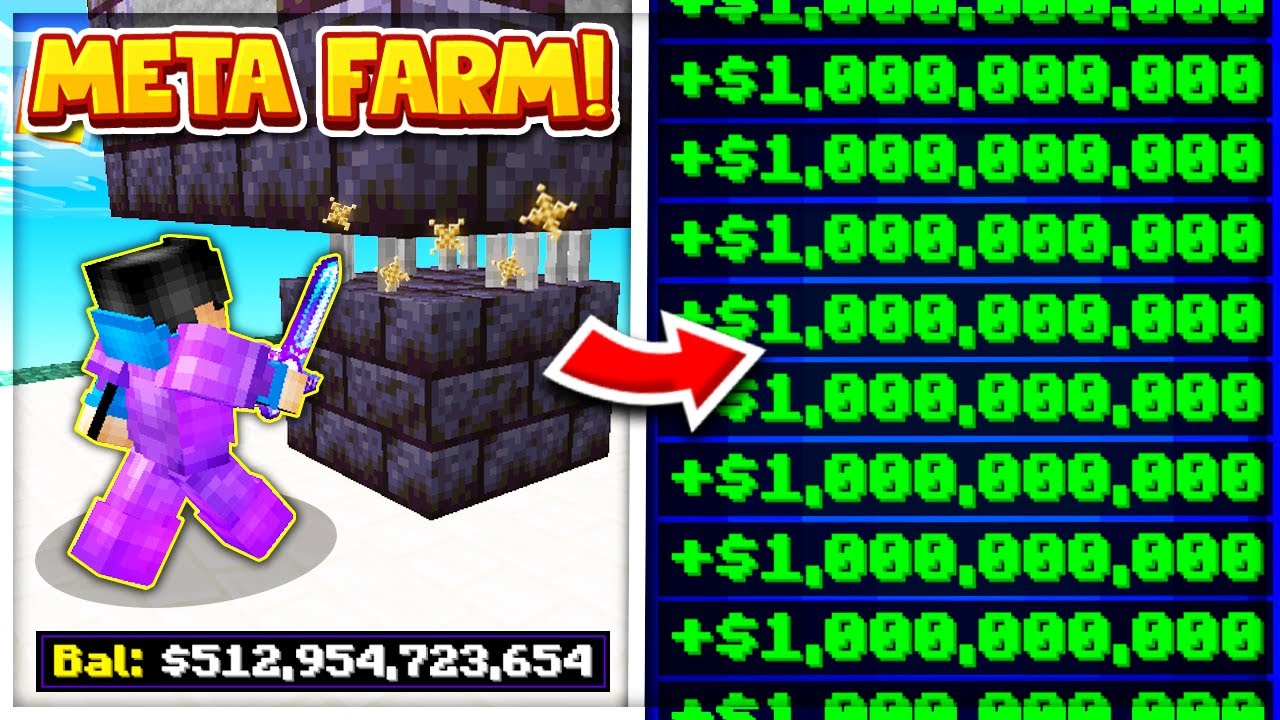 This BEST META FARM Made me RICH on the BEST SKYBLOCK SERVER! | PvPWars ...