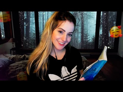 ASMR - NAMORADA CARINHOSA EM LUA DE MEL NA CABANA (COM CHUVA) 🙈