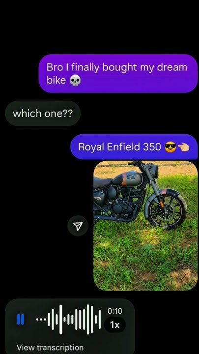 I finnally bought my dream bike 😎👈🏻#shorts #ytshorts #dream #royalenfield #350cc #viral # ...