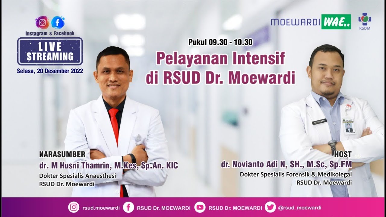 Pelayanan Intensif di RSUD Dr. Moewardi | Moewardi Wae #189 - YouTube