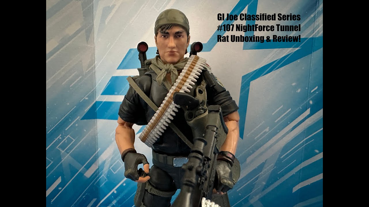 GI Joe Classified Series #107 NightForce Tunnel RatUnboxing & Review ...