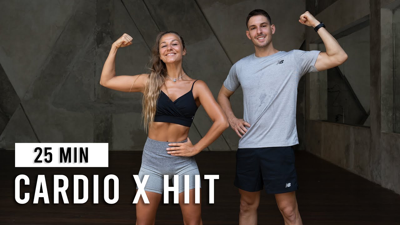 25 MIN FULL BODY CARDIO HIIT Workout (Intense, No Equipment) - YouTube