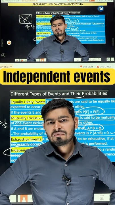 What are independent events? #probability #events #education #maths #jee #cbse - YouTube