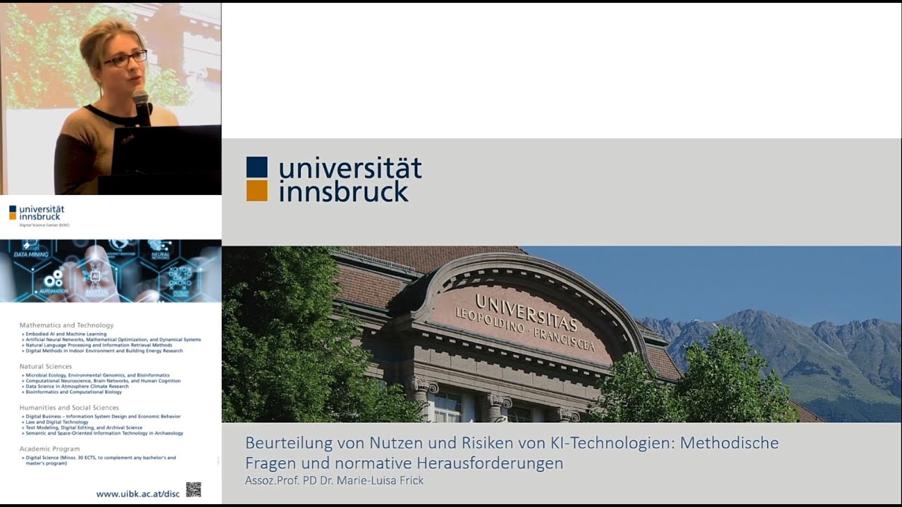 DiSCussion zu "Was kann KI?" - Vortrag von Marie-Luisa Frick - YouTube