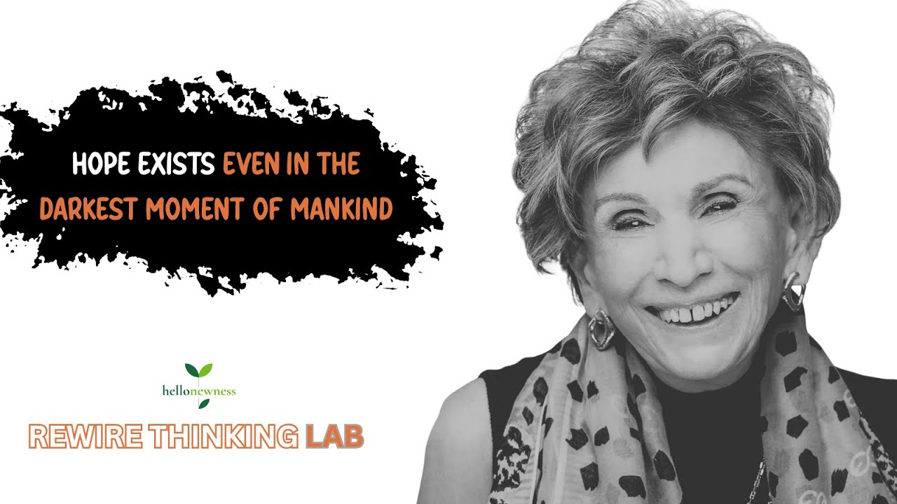 Words of wisdom from Dr. Edith Eger & a living proof that hope exists ...