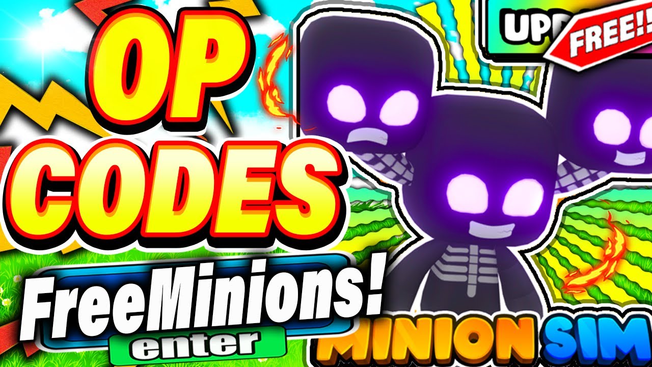 ALL *FREE GODLY* MINION CODES in MINION SIMULATOR (Roblox Codes) - YouTube