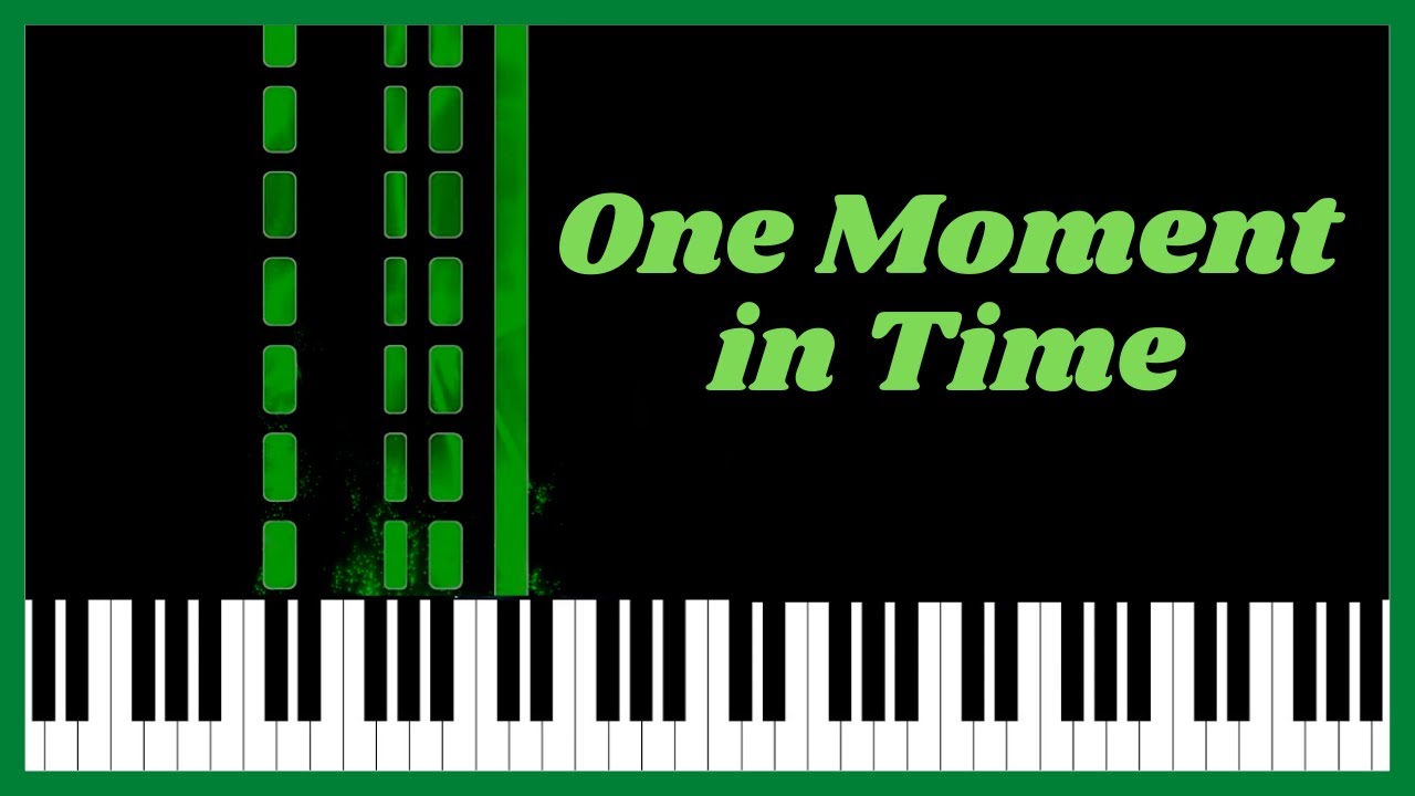 One Moment in Time - Whitney Houston - piano tutorial - YouTube