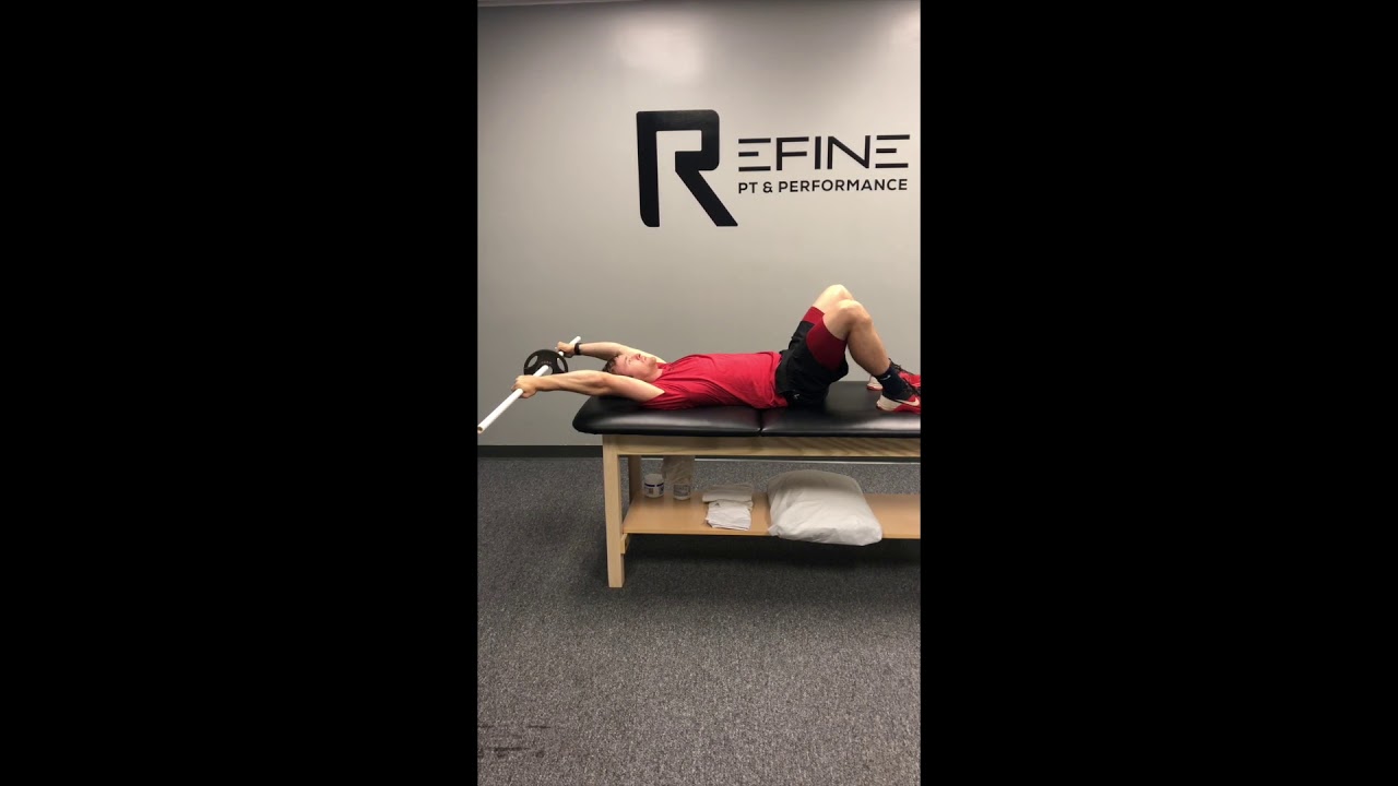 Eccentric Shoulder Flexion - YouTube