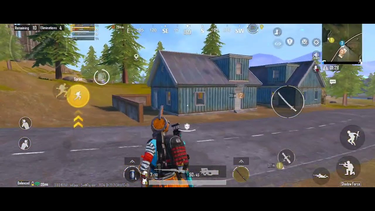 PUBG MOBILE LIVIK SHADOW FORCE SQUAD MODE FULL MATCH FOR THE CHICKEN ...