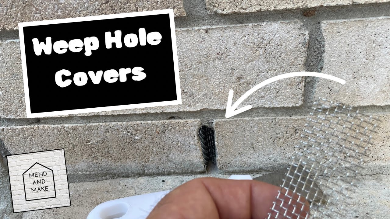 Weep Hole Covers - YouTube
