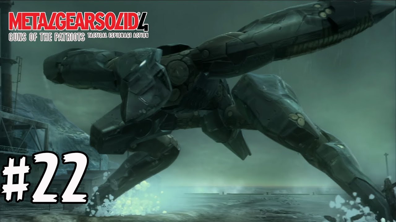 REX vs RAY | Metal Gear Solid 4 | Parte 22 - Jefe Metal Gear RAY | Sin ...