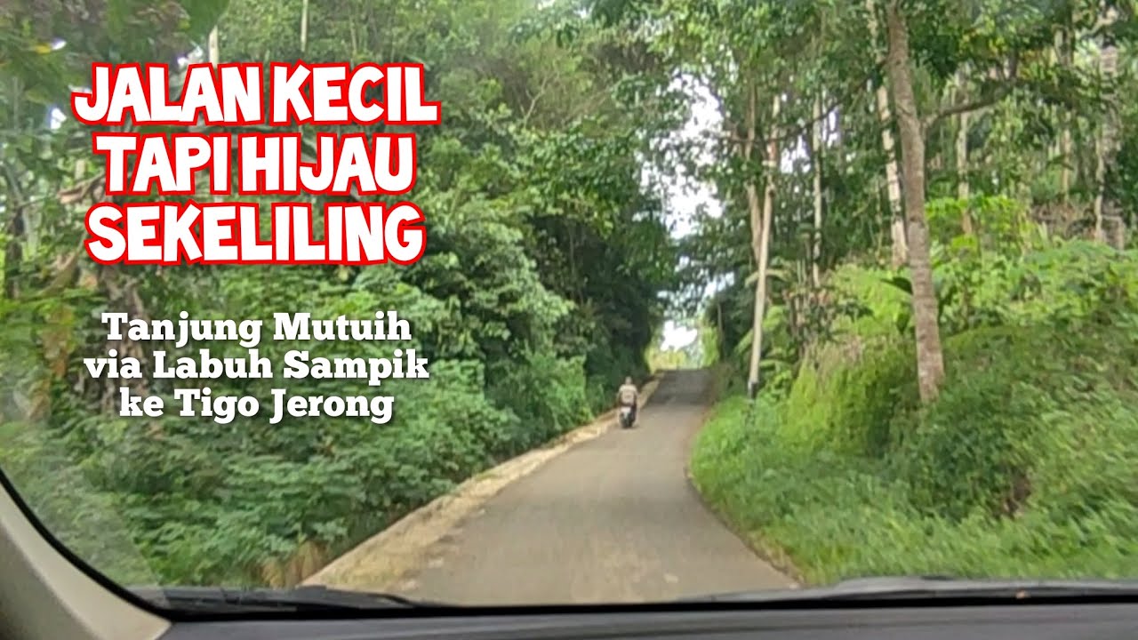 DARI SURAU TABEK TANJUANG MUTUIH KE MASJID TIGO JERONG KUDU | Via ...