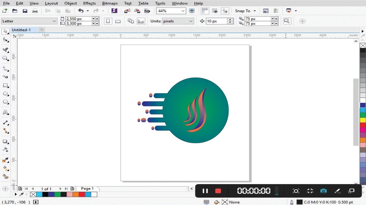 Logo in Corel Draw. Corel Draw Tutorial I Graphic Designing # ...