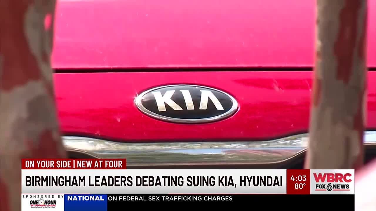 Birmingham leaders debating suing Kia, Hyundai - YouTube