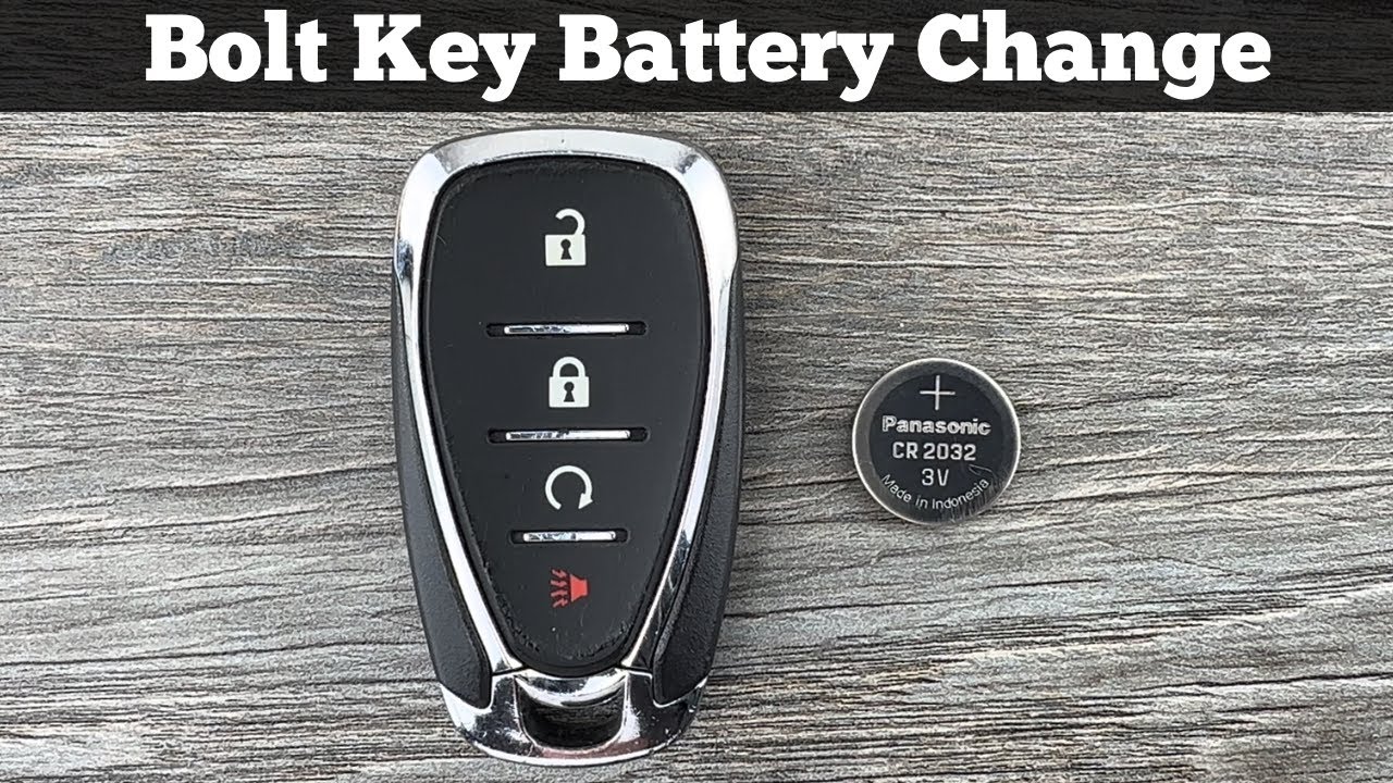 How To Replace Chevy Bolt Key Fob Battery 2017 - 2021 Change ...