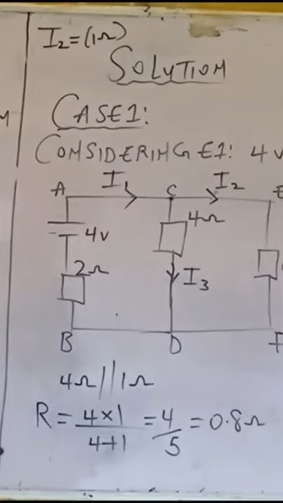 Superposition Theorem: Circuit Analysis - YouTube
