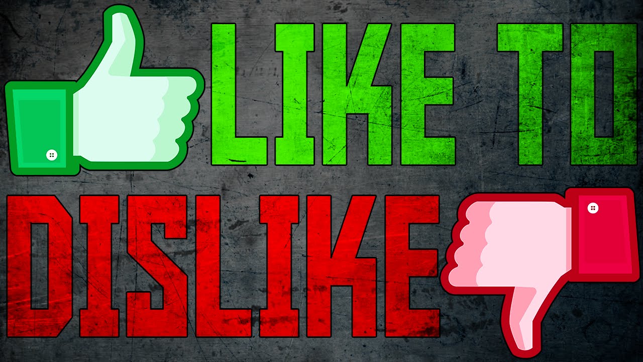LIKE TO DISLIKE CHALLENGE - YouTube
