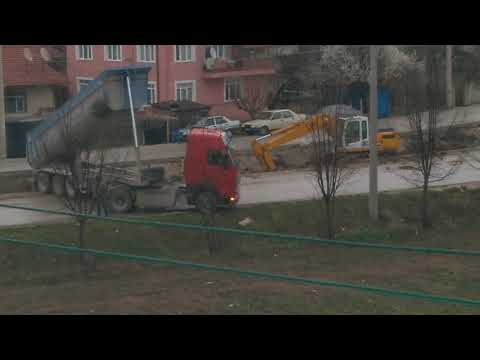 damperli tır da yük boşaltma