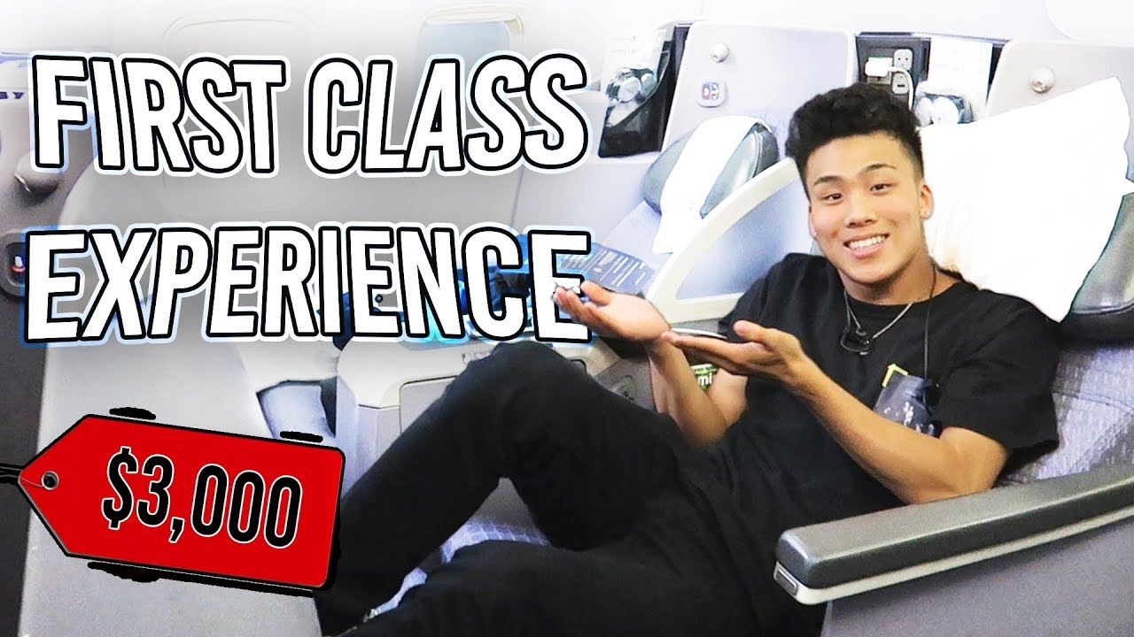 I Went On A Free First Class Flight.. - YouTube