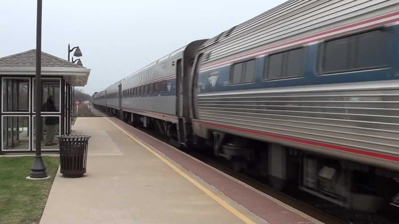 Amtrak 335 Arrives Sturtevant (Ext. Scene) - 11/19/2011 - YouTube
