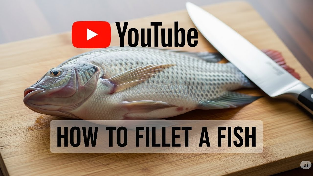 How to fillet a fresh fish - YouTube