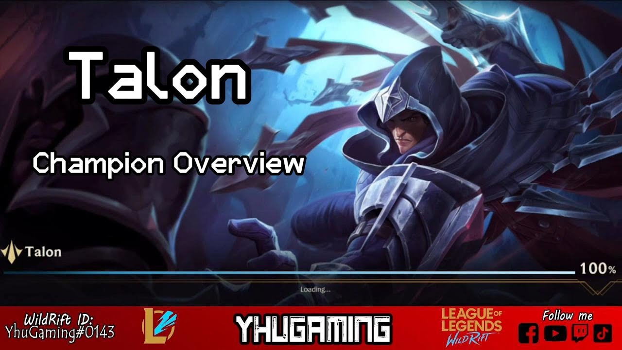 League of Legends: Wild Rift - Talon Champion Overview - YouTube