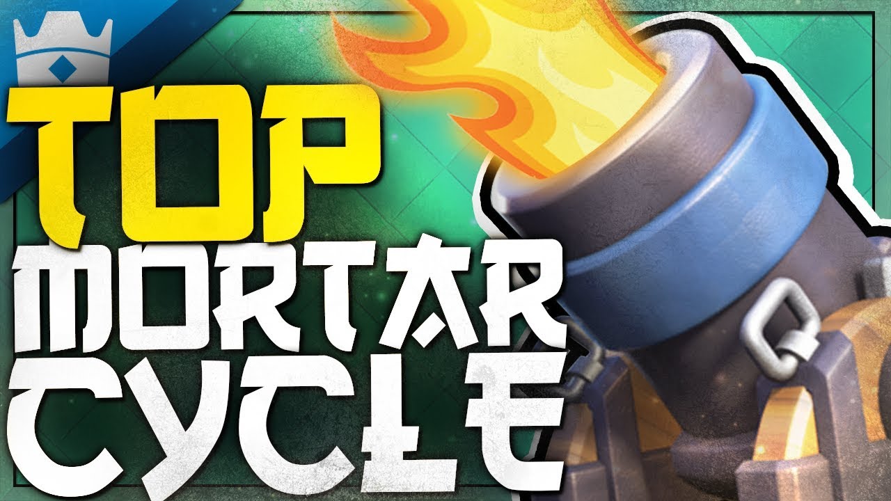 TOP LADDER PUSHING w/ F2P MORTAR CYCLE DECK || Fastest Mortar Deck EVER ...