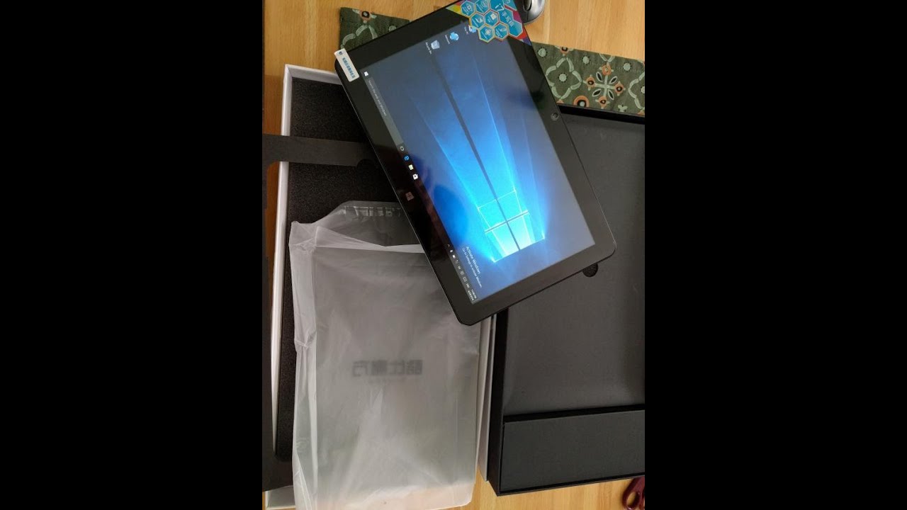 unboxing Cube i7 Stylus Windows 10 Ultrabook Tablet PC - YouTube