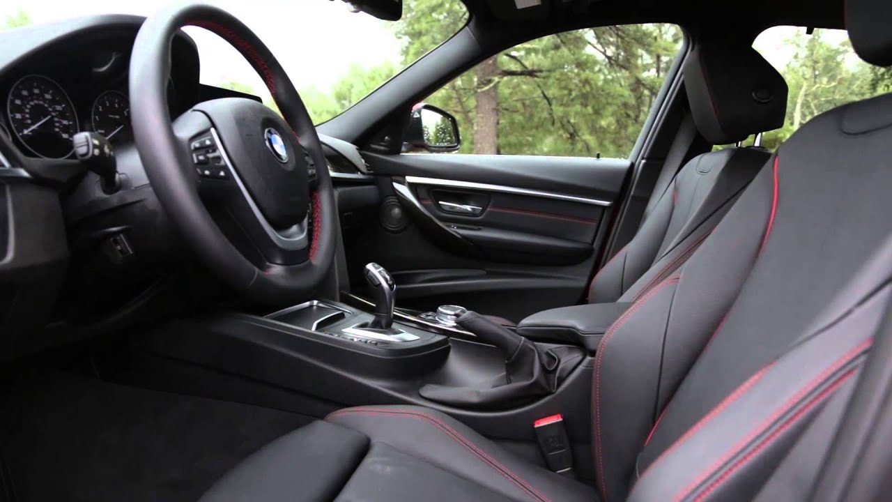 The new 2016 BMW 340i Interior Design in Black | AutoMotoTV - YouTube