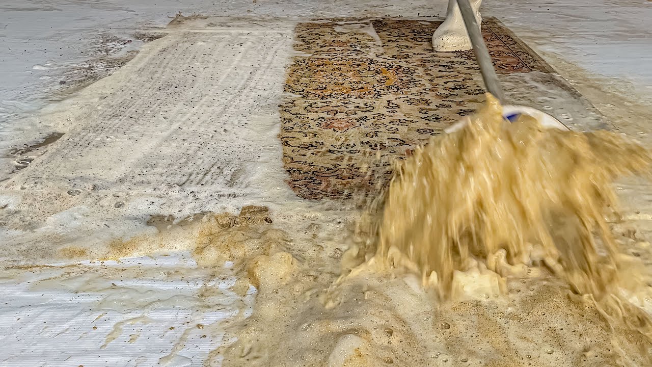 The Color Explosion Of A Heavily Soiled Carpet - Carpet Cleaning ...