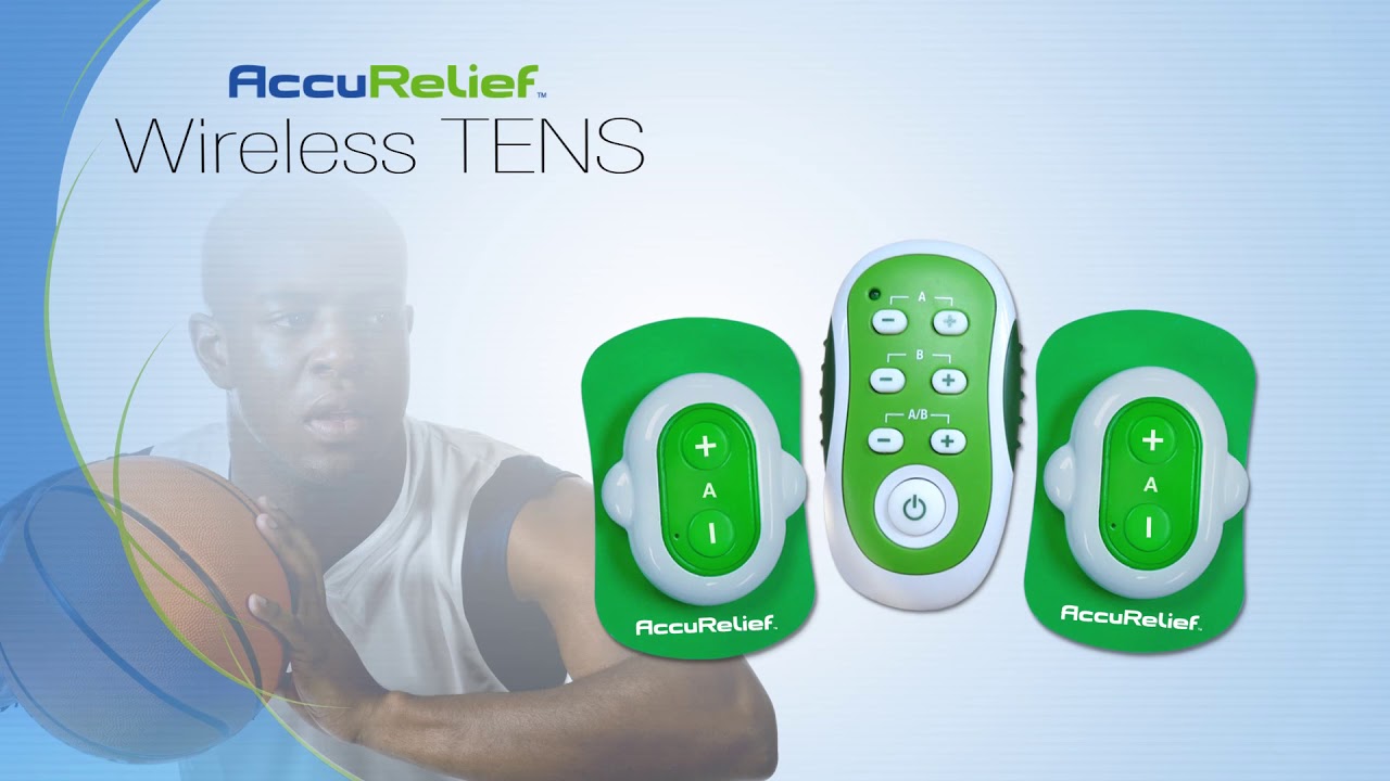 AccuRelief Wireless Remote Control TENS Pain Relief System Review - YouTube