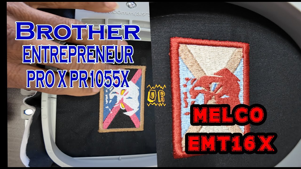 Brother PRO X PR1055X VS. Melco EMT16X - YouTube